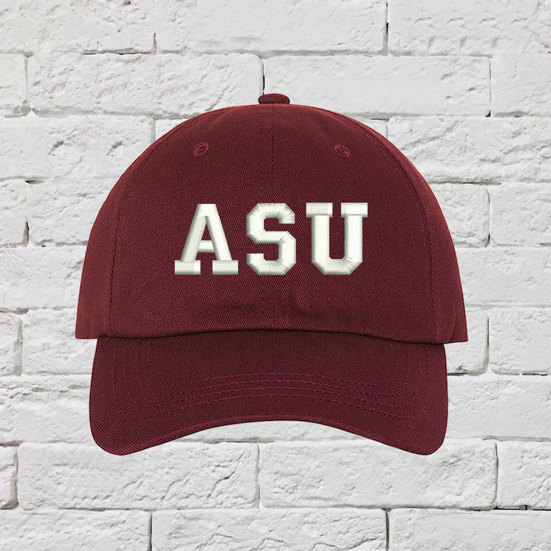 College Initials Unisex Embroidered Dad Hat, School Letter, Low Profile ...