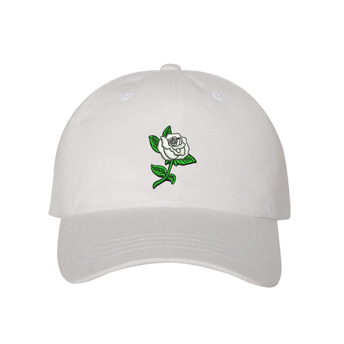 WHITE ROSE Baseball Hat Rose Lover Gift White Rose Hat Gift - Etsy España