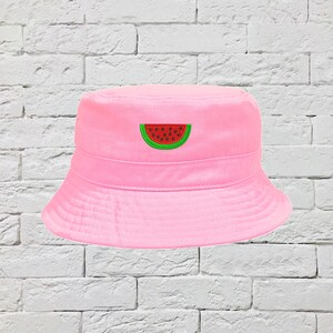 Watermelon Bucket Hat Melon Sun Hat Fisherman Bucket Hat | Etsy
