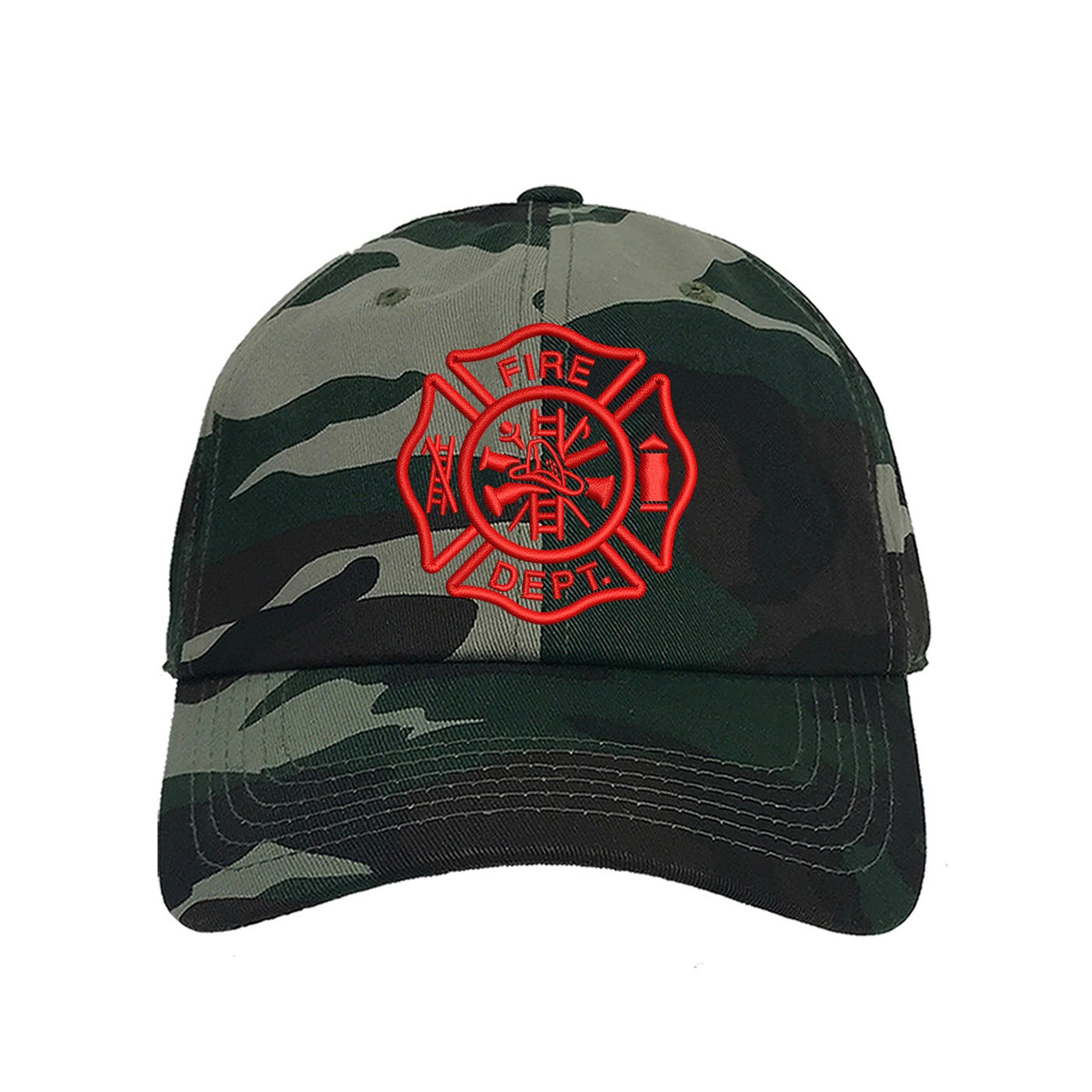 Firefighter Baseball Hat, Fireman Caps, Maltese Cross Baseball Caps ...
