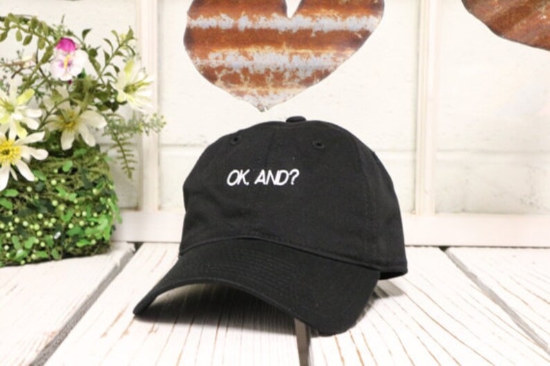 Baseball Cap OK AND Baseball Hat Low Profile Embroidered | Etsy