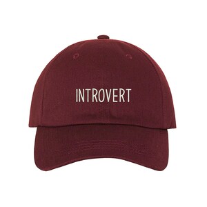 Introvert Dad Hat Baseball Cap Funny Gift for Introvert Eww People Hats ...