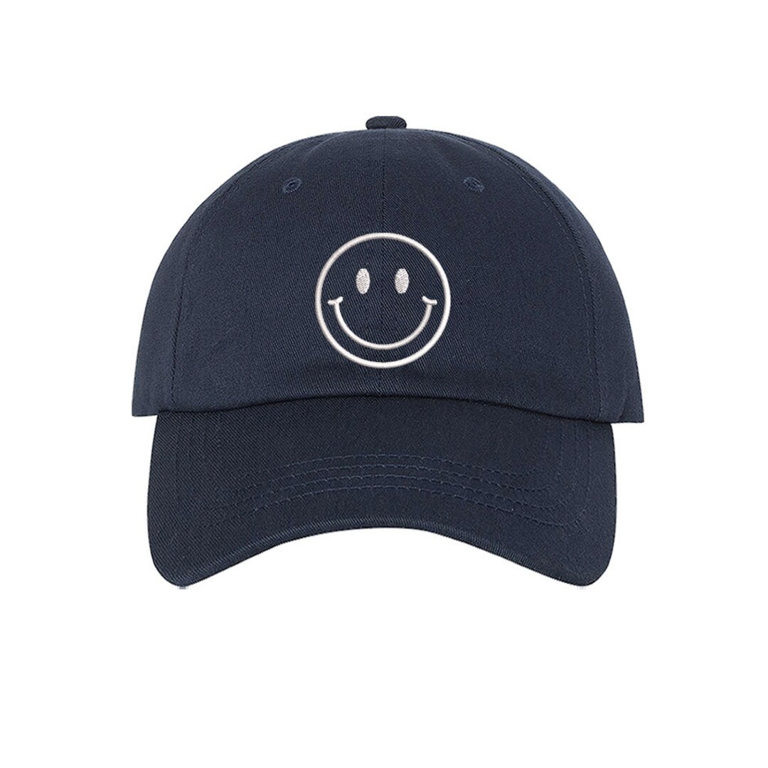 KIDS Happy Face Embroidered Baseball Youth Hat, Child Cap, Toddler ...