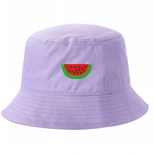 Watermelon Bucket Hat, Melon Sun Hat, Fisherman Bucket Hat, Trendy ...