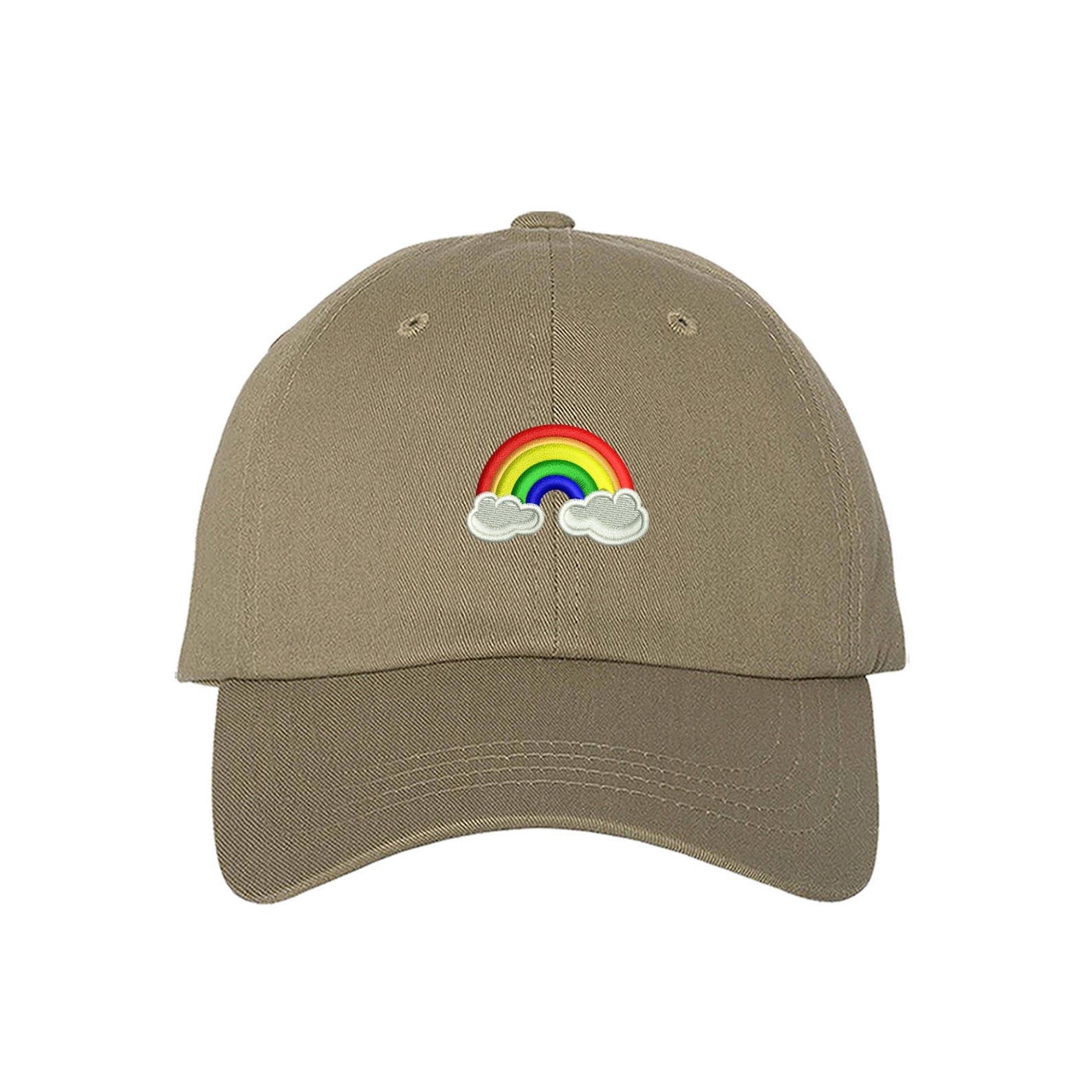 Embroidered Rainbow Dad Hat, Low Profile Baseball Cap - Etsy