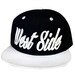 Snapback WEST SIDE 3D Hat Vintage Flat Bill Snapback West - Etsy