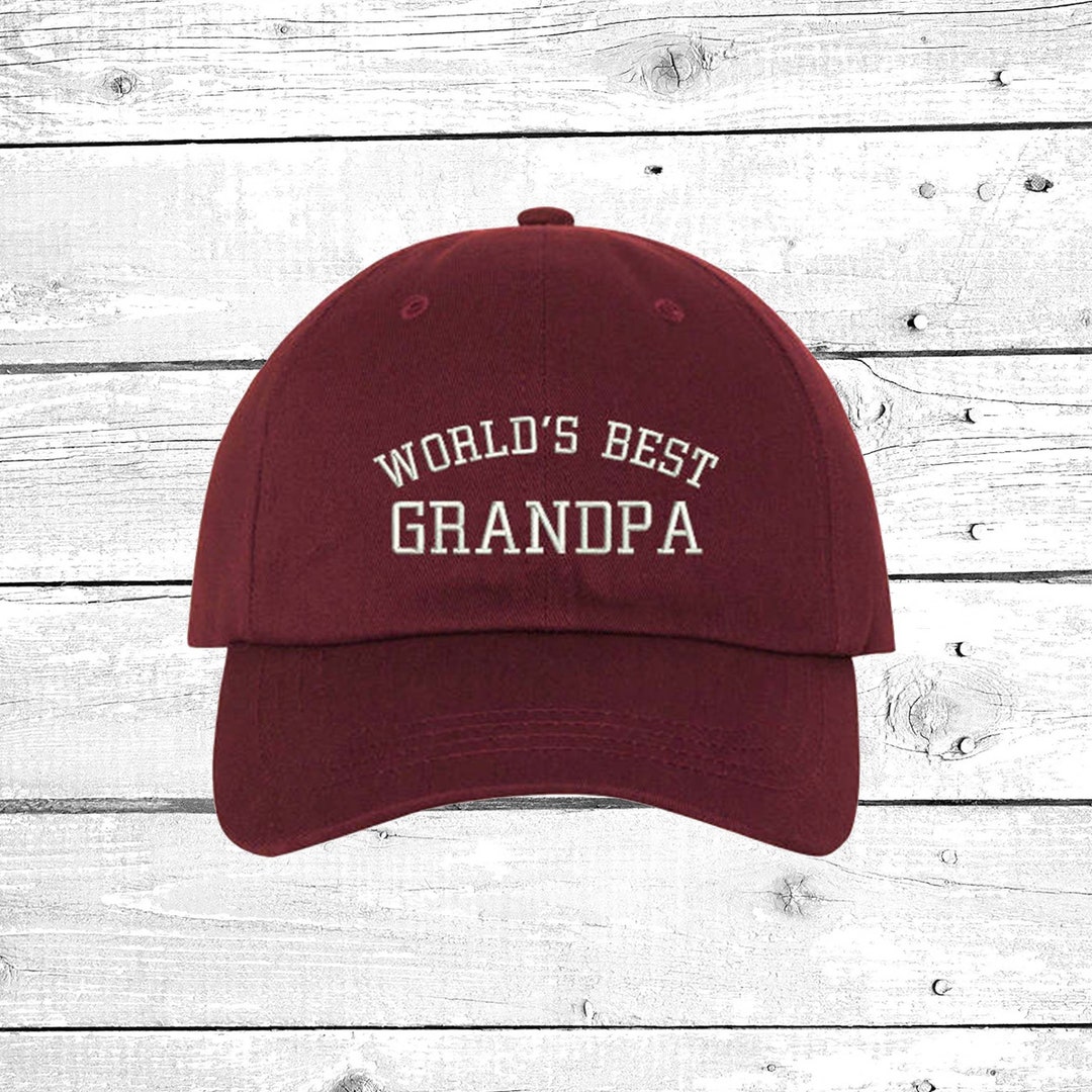 World's BEST GRANDPA Dad Hat for Best Buds Grandfather Gift for Grandpa ...