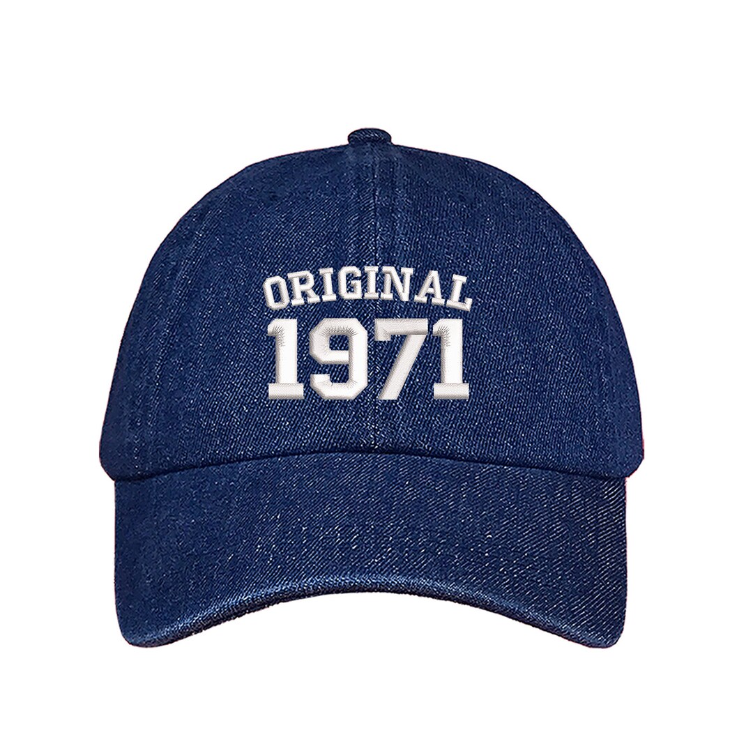 Original 1971 Birthday Baseball Hat, 70th Birthday Dad Hat, Embroidered ...