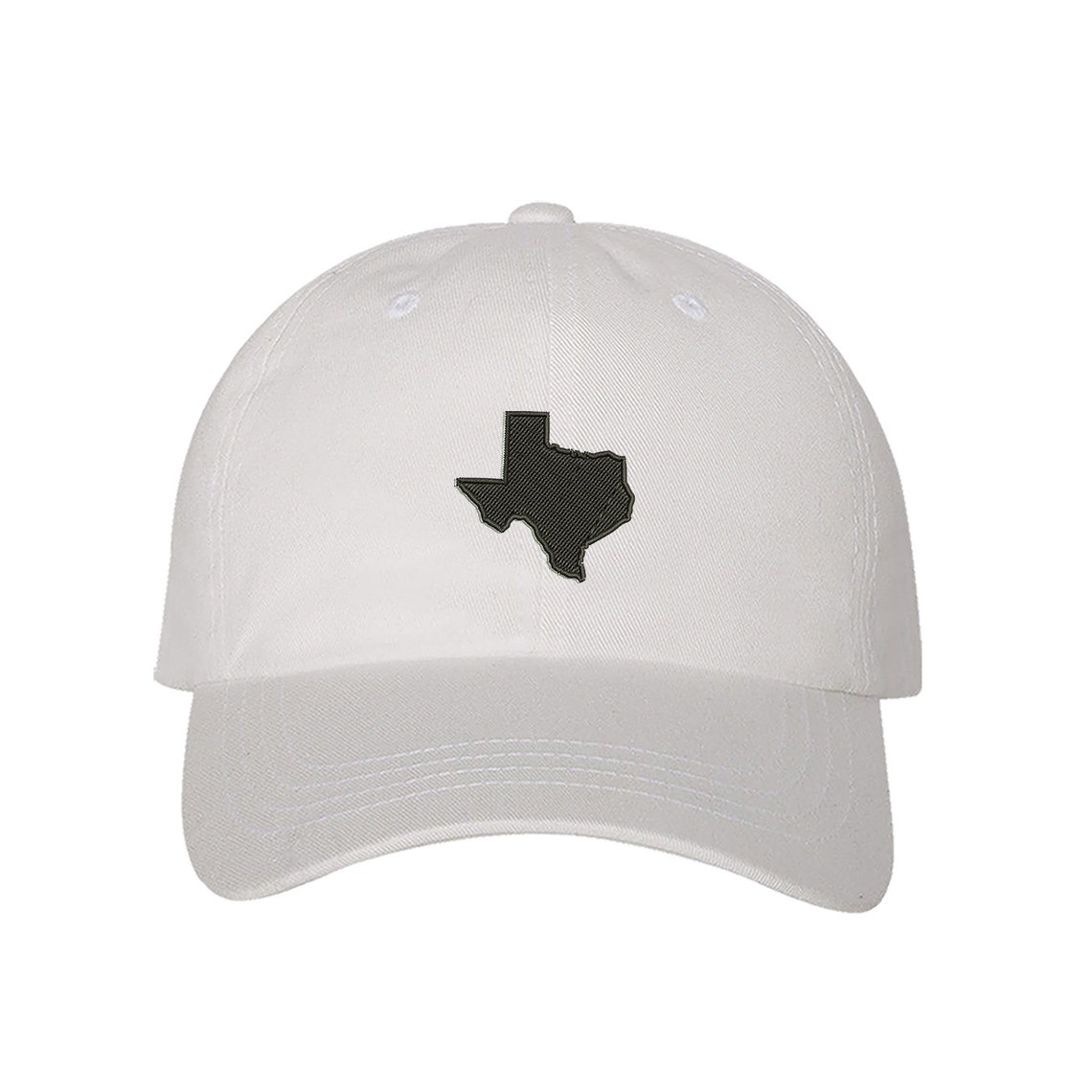 Texas Baseball Hat Map of Texas Hats I love Texas State Dad | Etsy