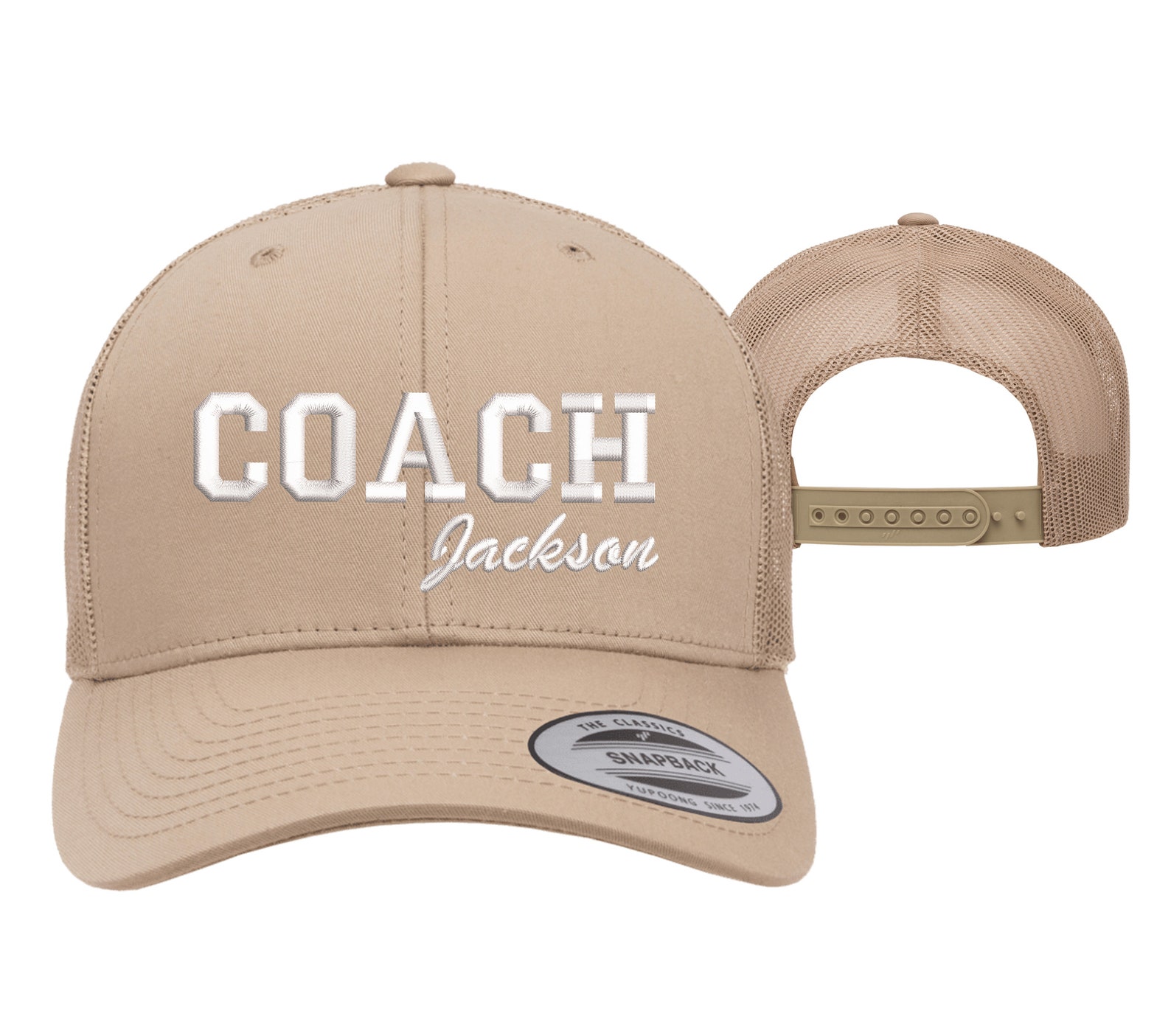 Personalized Gift for Coach Trucker Custom Hats for Coaches Your Name ...