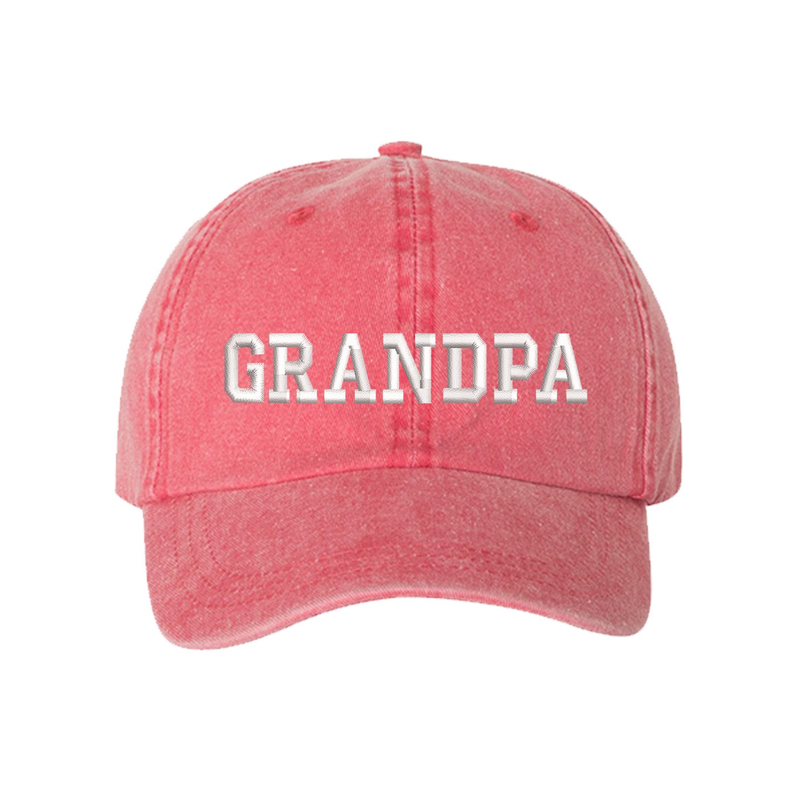 Grandpa Washed Baseball Dad Hat Grandpa Hat Embroidered Dad - Etsy