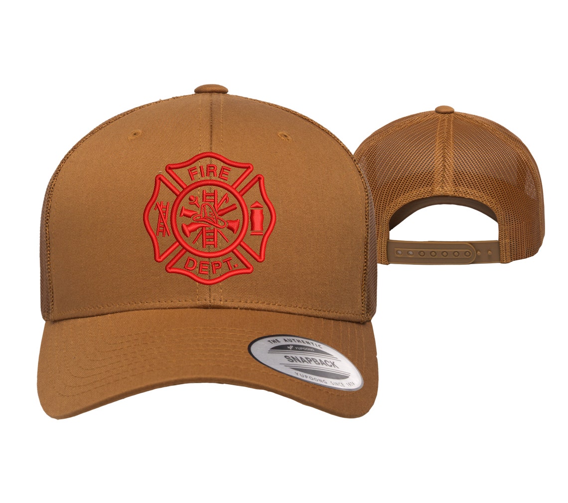 Fire Department Trucker Hats Fireman Baseball Caps | Etsy