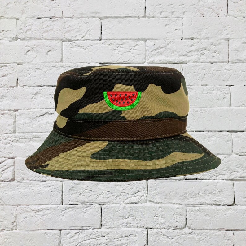 Watermelon Bucket Hat Melon Sun Hat Fisherman Bucket Hat | Etsy