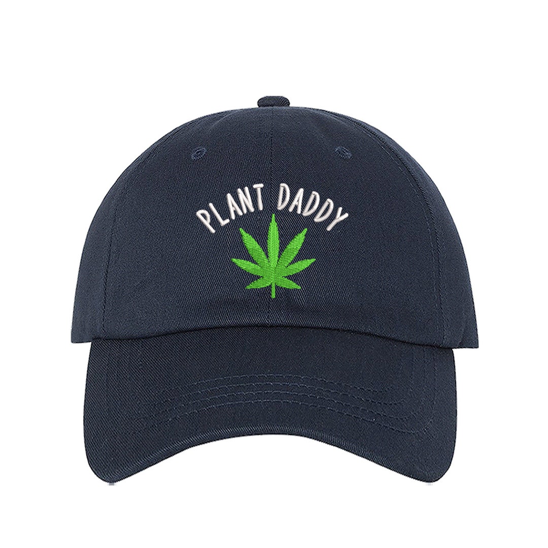 Plant Daddy Weed Embroidered Baseball Hat, Weed Dad Hat, Bud Baseball ...