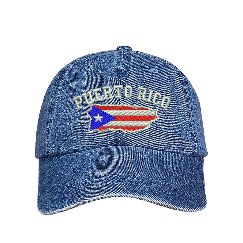 Puerto Rico Map Baseball Hats Puerto Rico Baseball Hat Boricua Caps PR ...