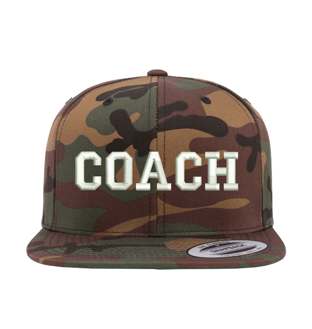 COACH Hat, Vintage Flat Bill Snapback, Gorras deportivas, Snapback Hat ...