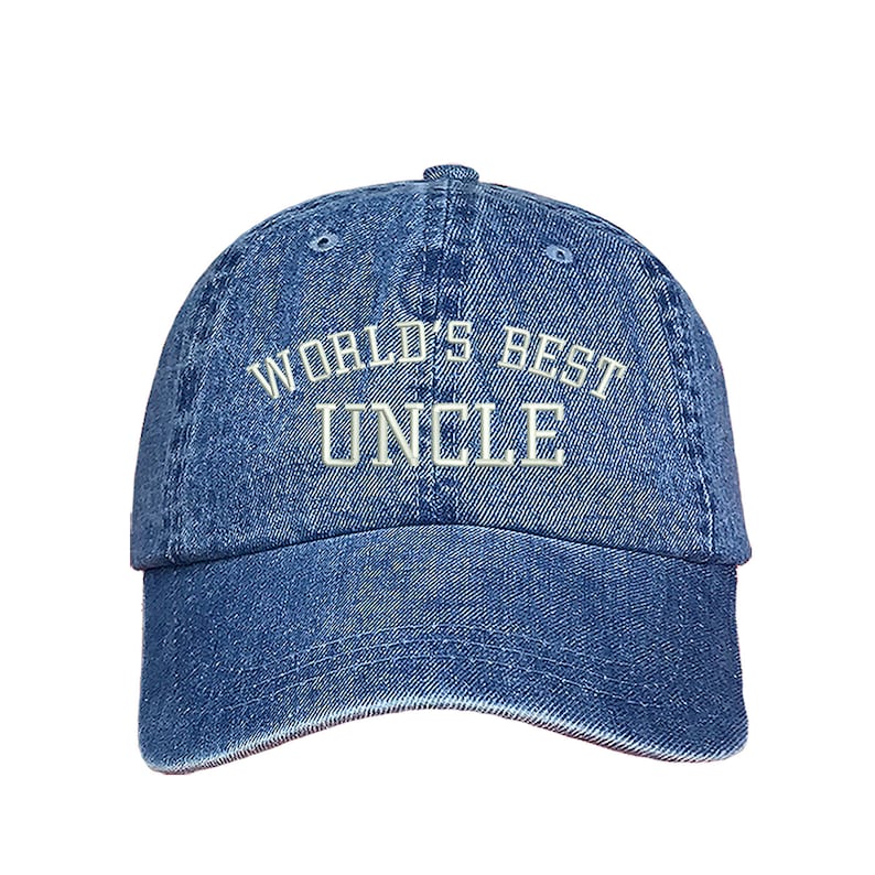 WORLD'S BEST UNCLE Baseball Hat Embroidered Hats Uncle Baseball Caps ...