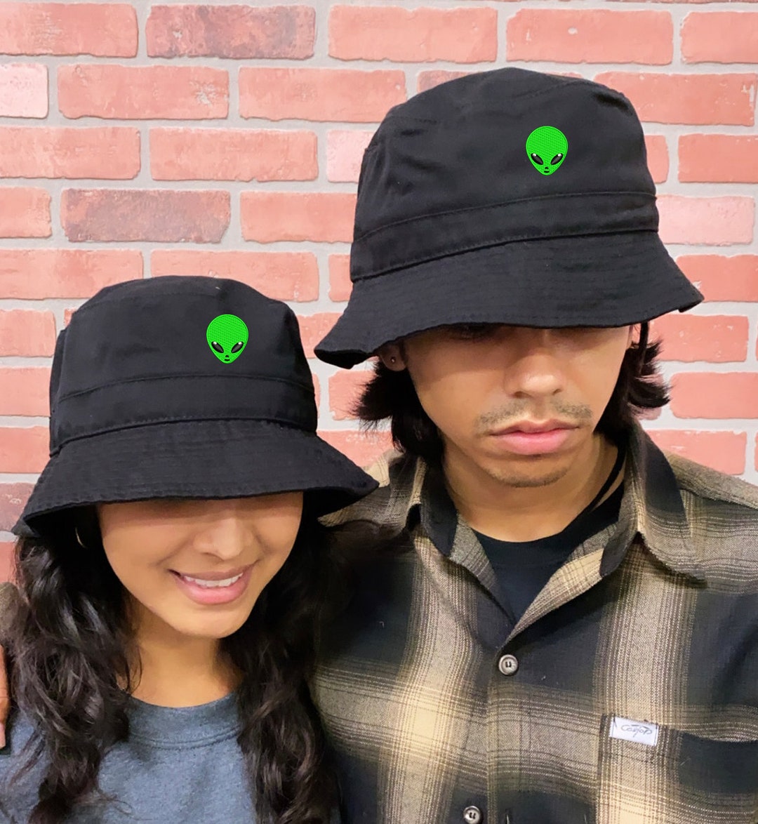 Alien Head Bucket Hat Sun Hats Fisherman Bucket Hats UFO - Etsy