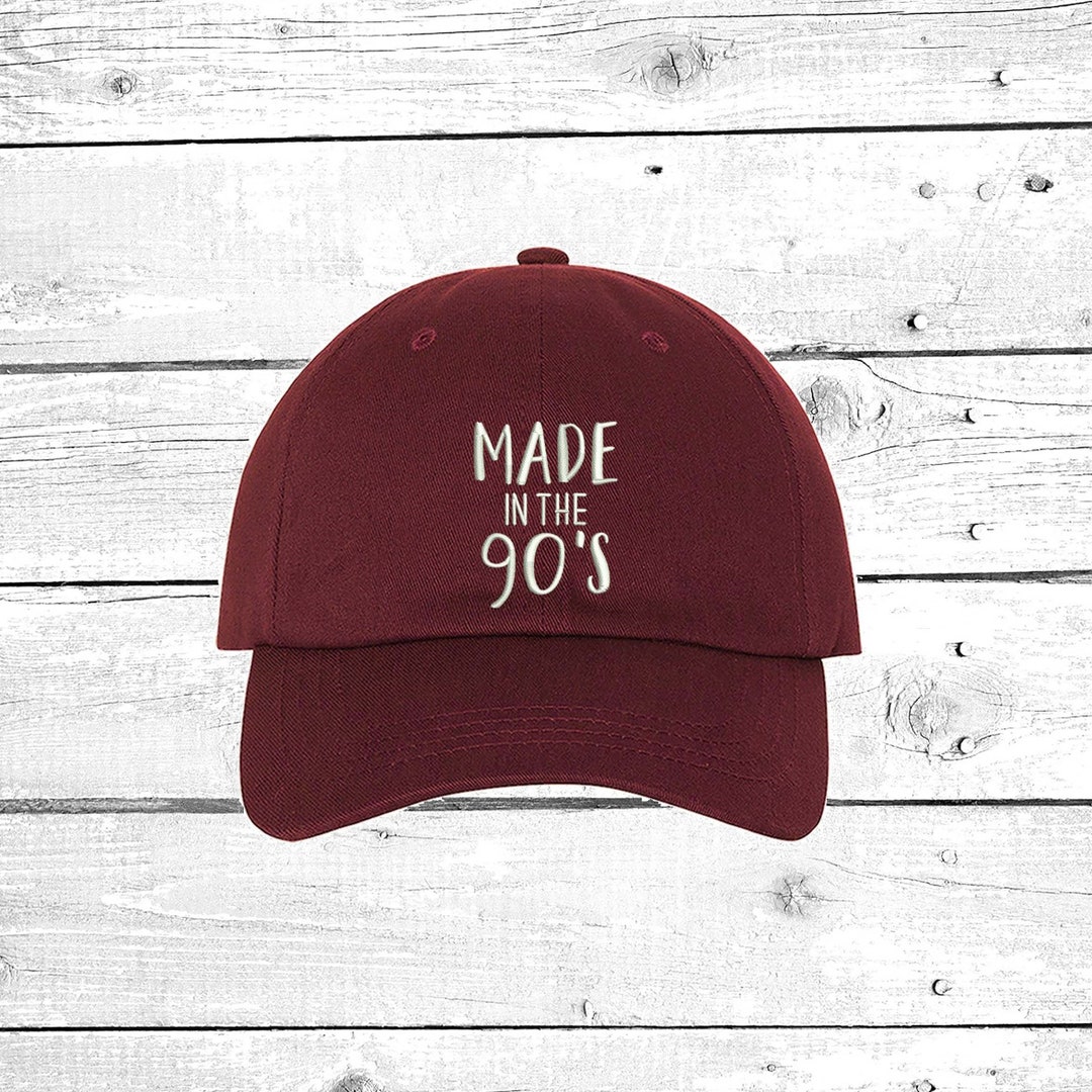 Made in the 90's Baseball Hat Made in the 90's Baseball Cap Funny Hat ...