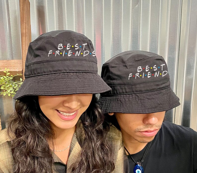 Best FRIENDS Hat Sun Hats Fisherman Bucket Hats Best - Etsy