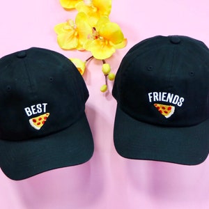 BEST FRIENDS Dad Hats Pizza Lover Dad Hat, Best Friends Baseball Cap ...