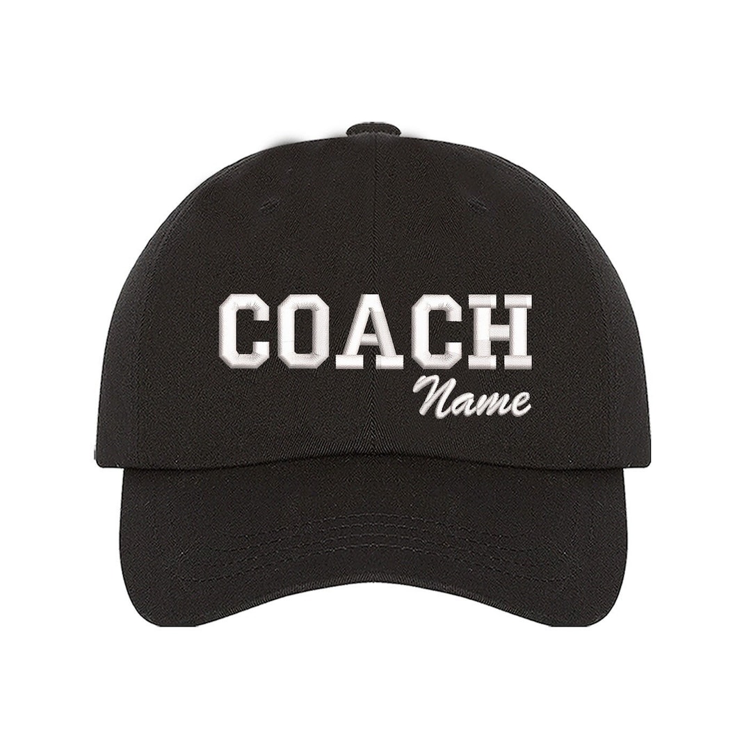 Personalized Gift for Coach Baseball Cap Custom Hats for Coaches Your ...
