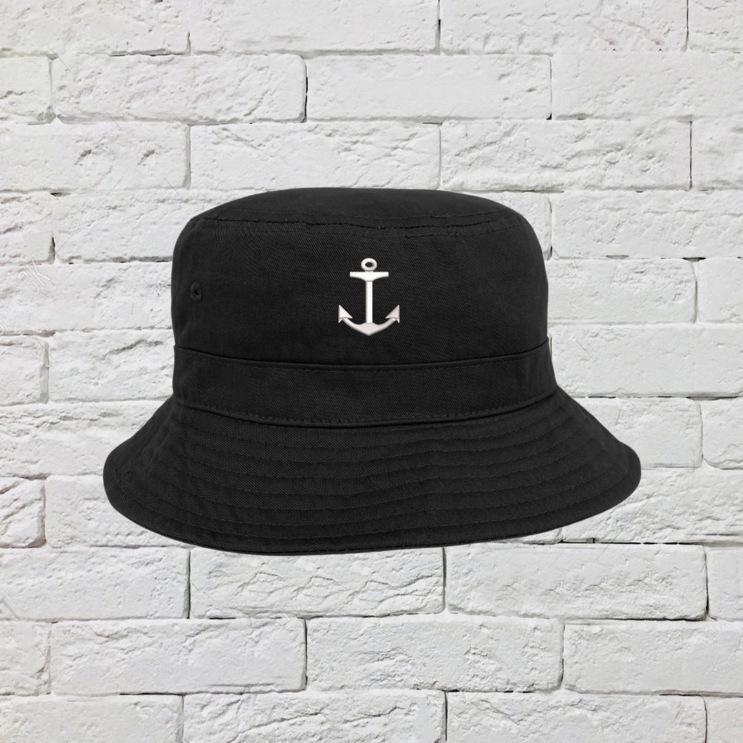 Anchor Bucket Hat, Sun Hats, Fisherman Bucket Hats, Sea Shanty Hats ...