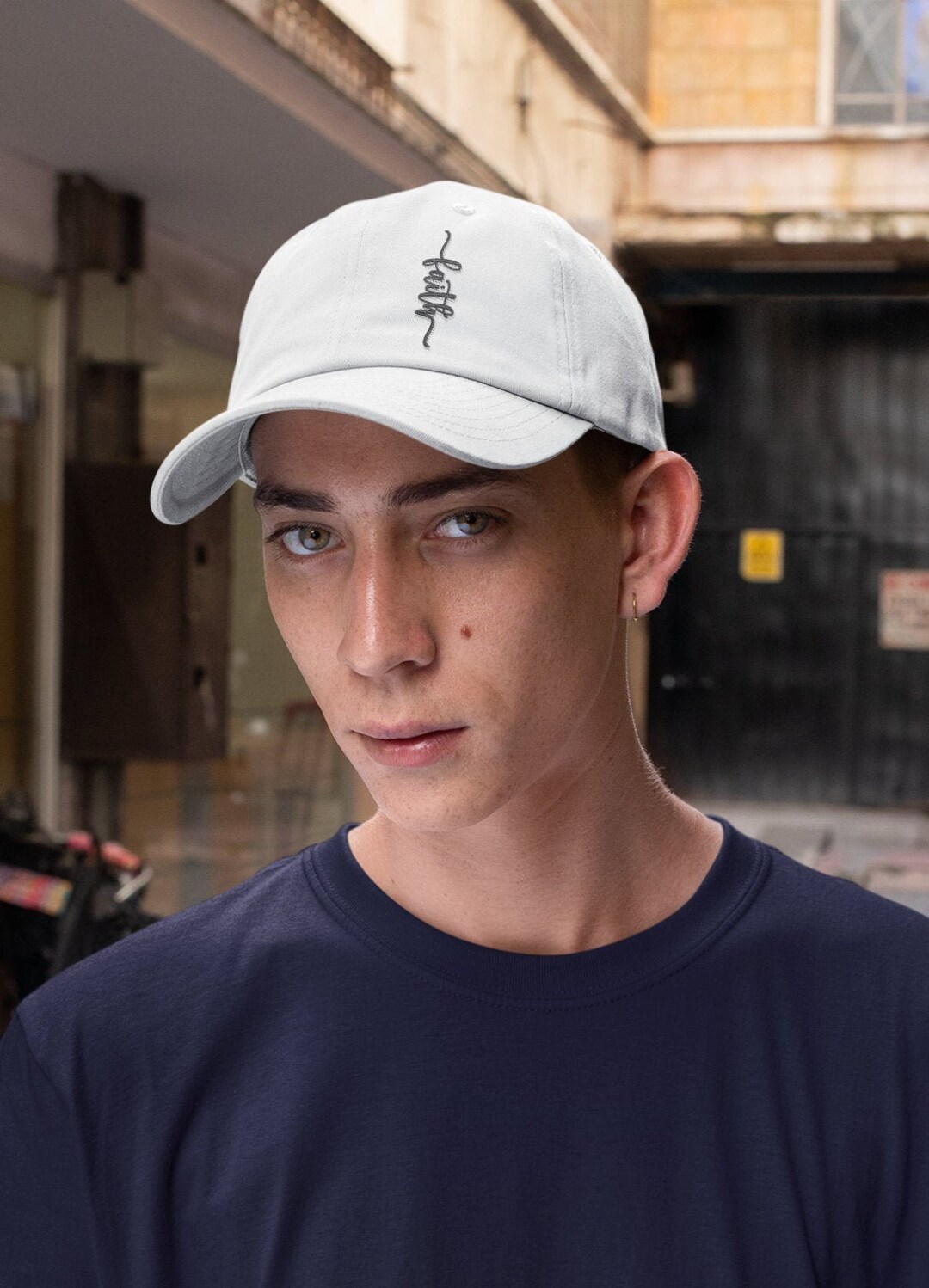 Side Faith Baseball Dad Hat, Faith Hat, Embroidered Dad Hat, Gifts for ...