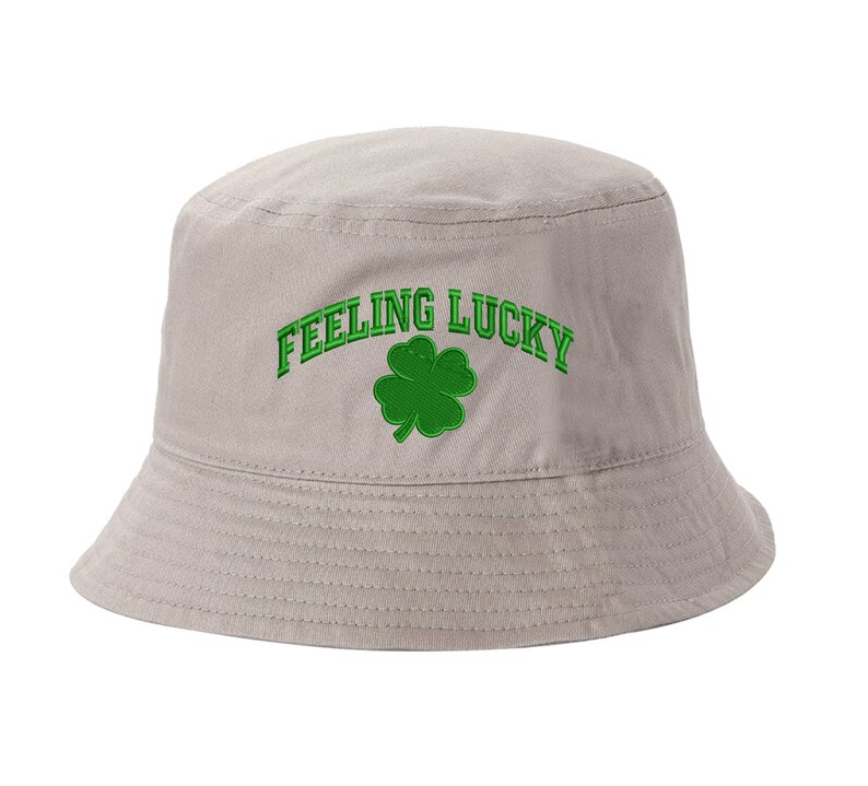 Feeling Lucky Clover Bucket Hats St Patricks Bucket Hat, Clover St ...