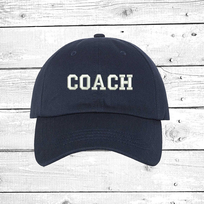 COACH Hats Soccer Coach Caps Baseball Coach Football Coach | Etsy