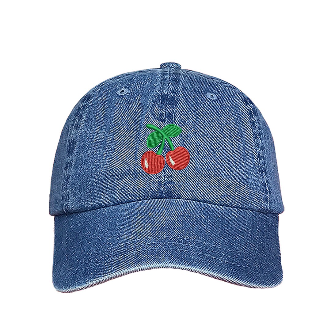 Cherries Dad Hat, Cherry Symbol Baseball Cap, Fruit Baseball Hats Funny ...