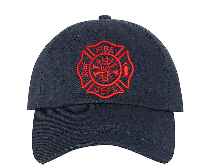 Firefighter Baseball Hat, Fireman Caps, Maltese Cross Baseball Caps ...