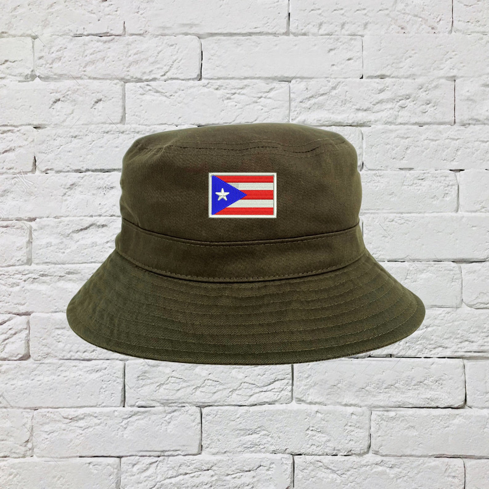 Puerto Rican Flag Bucket Hat Puerto Rico Sun Hats Fisherman | Etsy