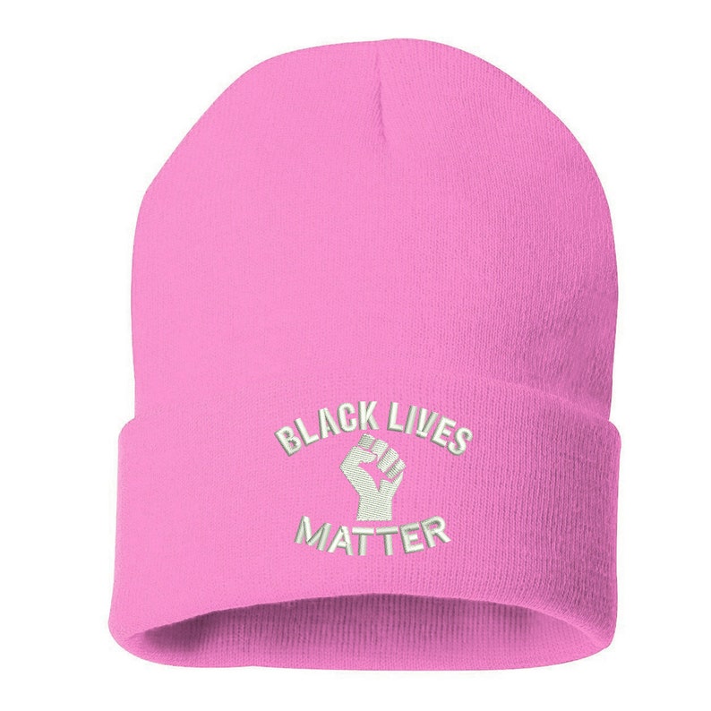 Beanie Hat Black Lives Matter Beanie, BLM Beanie Hat, Women's March ...