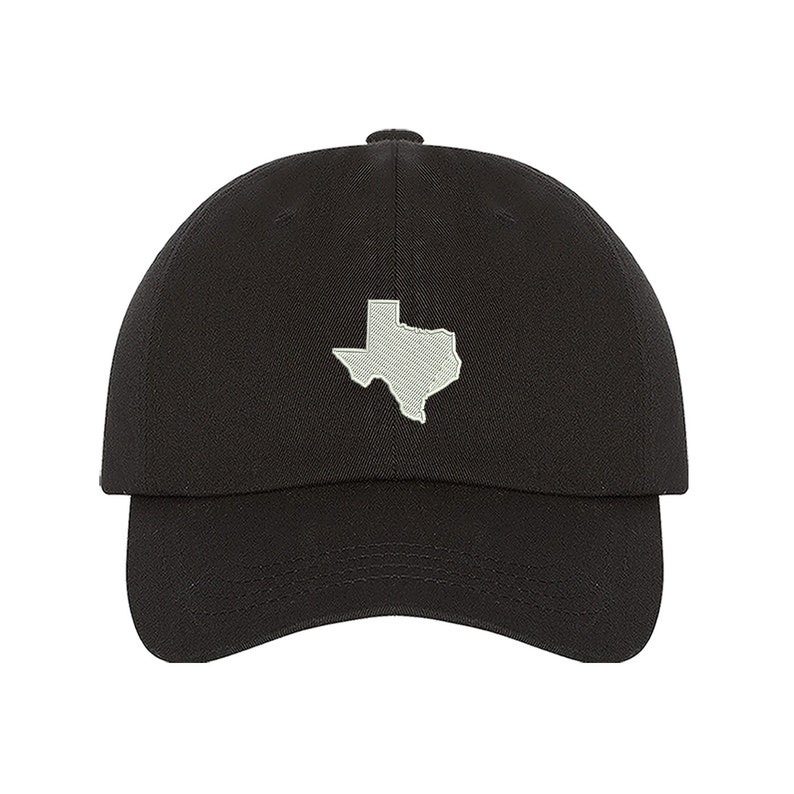 Texas Baseball Hat Map of Texas Hats I Love Texas State Dad - Etsy