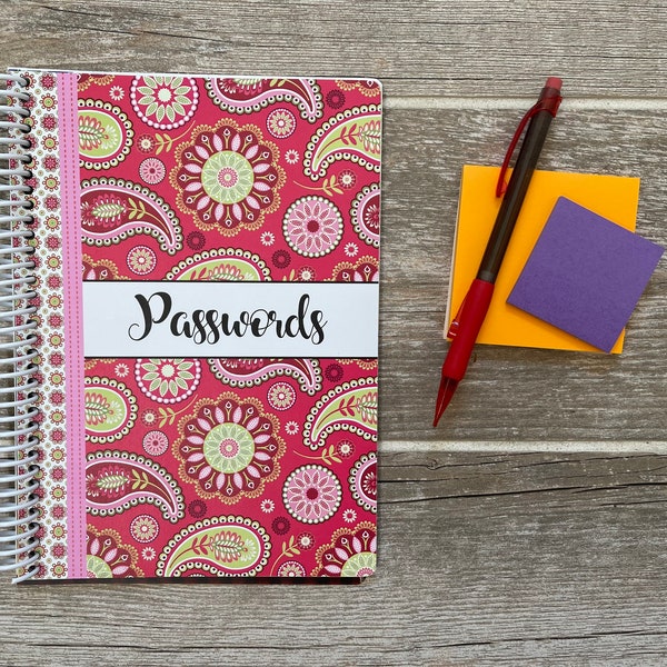 Password Organizer - Etsy