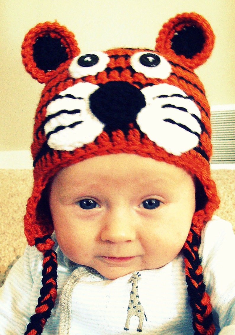Tiger Hat; Animal Hat; Zoo Animal; Tigger - Etsy