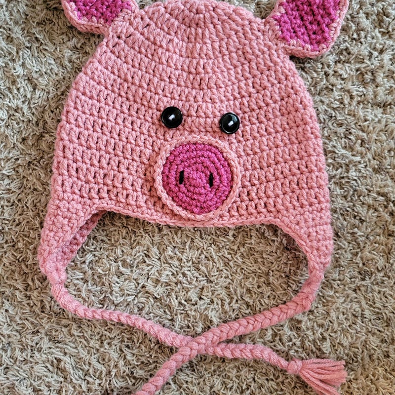 Farm Animal Hat - Etsy