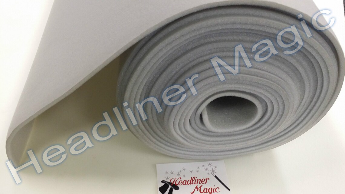 4 Yards LIGHT GRAY Universal Upholstery Auto Headliner Fabrics - Etsy