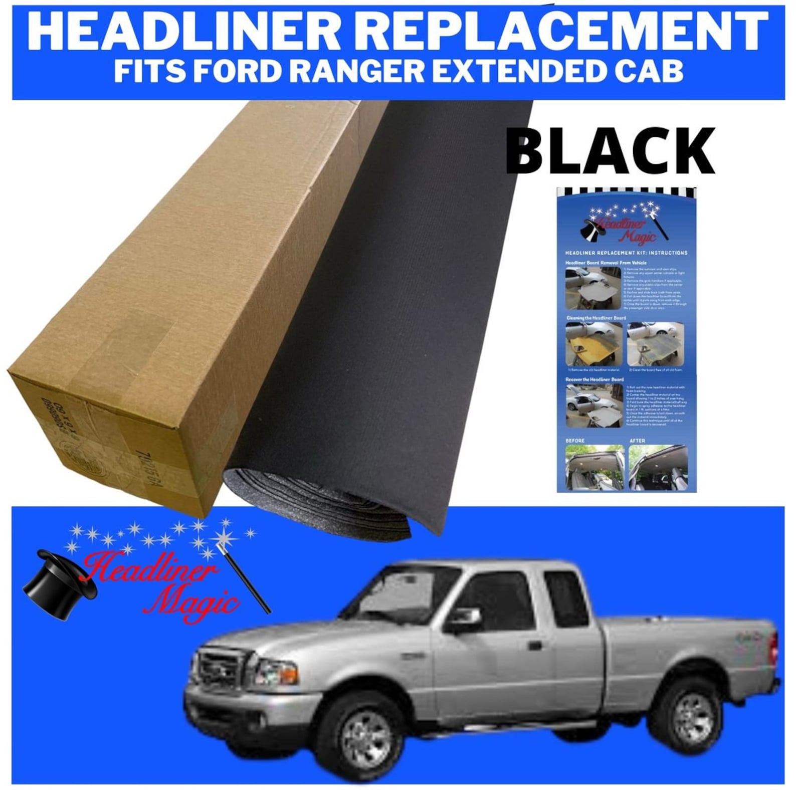 Headliner Ceiling Repair Fabric Material for Ford Ranger PK Trucks - Etsy