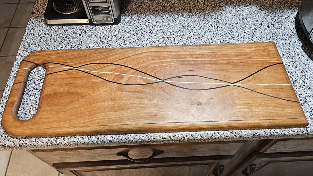 Wavy Hardwood Charcuterie Serving/cheese Board - Etsy