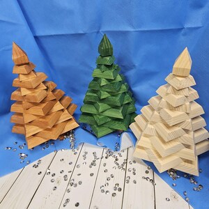 3D Christmas Trees, Holiday Decoration - Etsy