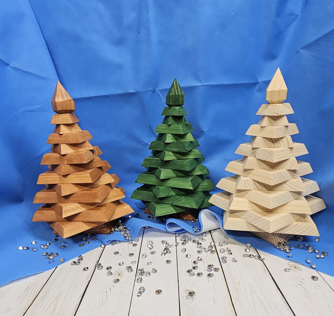 3D Christmas Trees, Holiday Decoration - Etsy