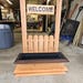 Cedar Planter With Customizable Sign. Raised Cedar Planter - Etsy
