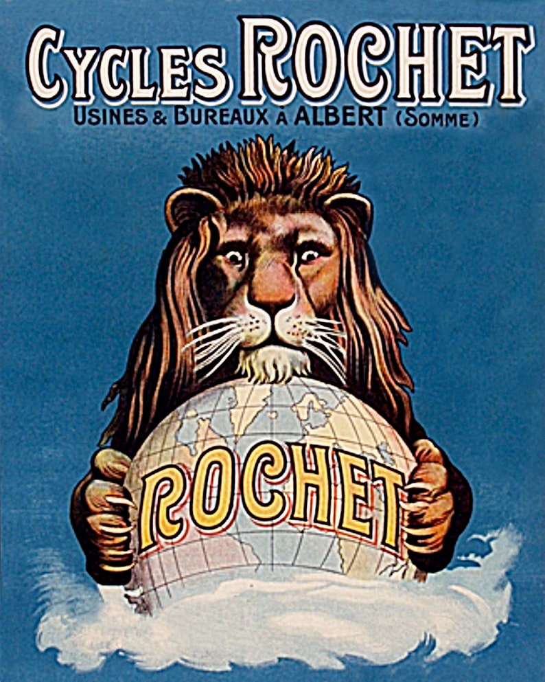 8 X 10 Instant Download Rochet Cycles Restored Vintage - Etsy