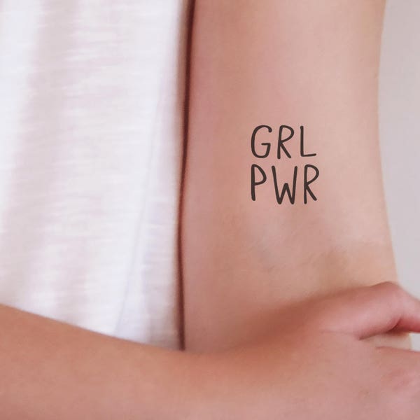 Life is Now Temporary Tattoos Set of Two Quote Temporary Tattoo Word ...