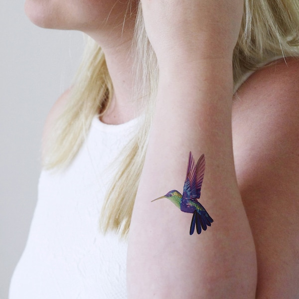 Hummingbird Tattoo - Etsy