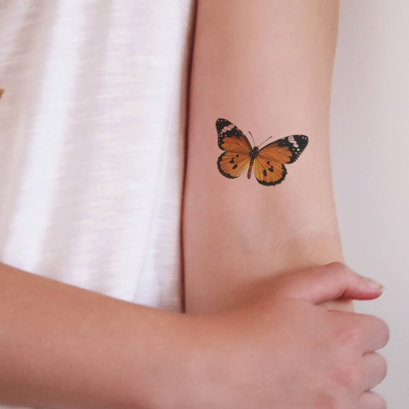 Butterfly Temporary Tattoo - Etsy
