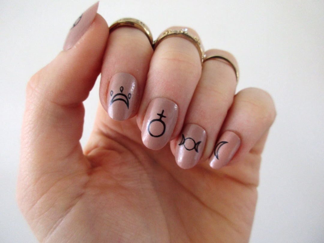 Witch Waterslide Nail Decals | Halloween Nail Stickers | Spooky Nail ...