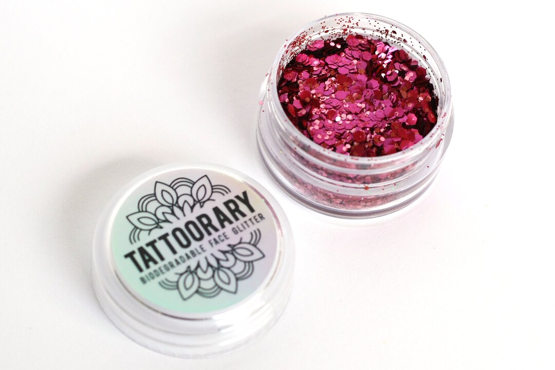 Biodegradable Chunky Face Glitter in 'pink Dream' | Pink Biodegradable ...